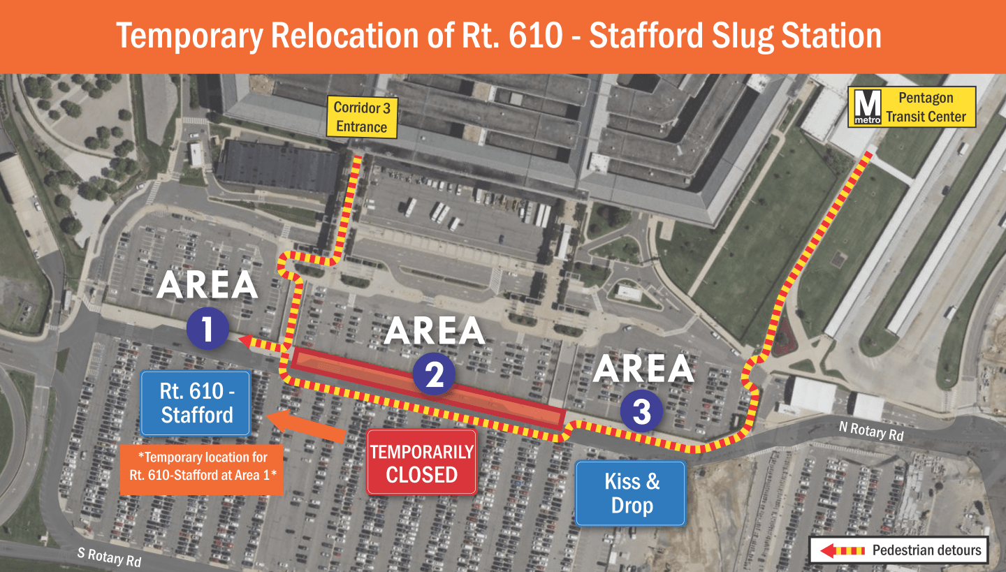 4/4 Update from WHS TMPO: Relocation of Rt. 610 – Slug-Lines: The Next Ride